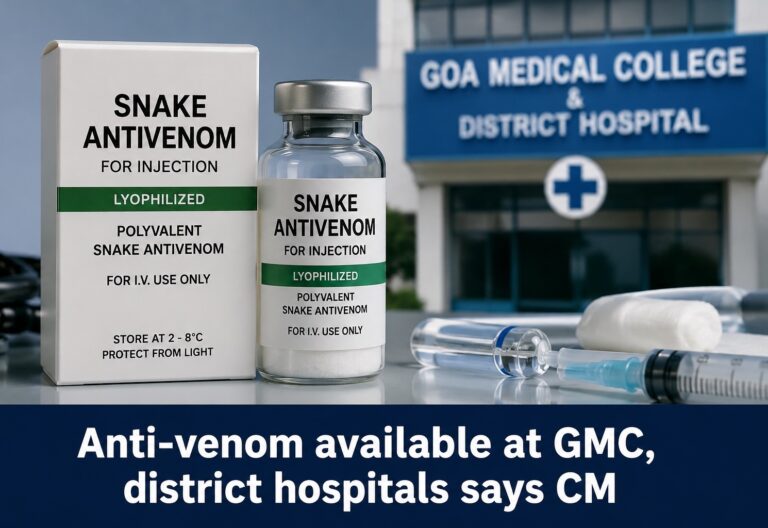 Anti-venom available at GMC, district hospitals says CM - digitalgoa